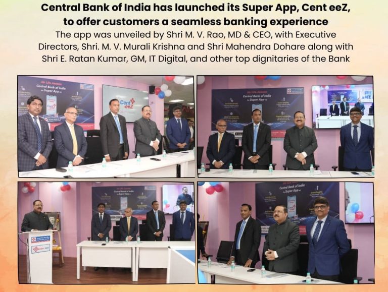 Cent eeZ – A New Futuristic Mobile App from Central Bank of India